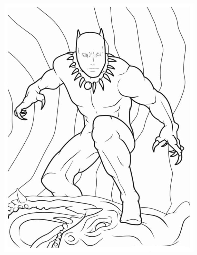 Marvel Avengers Coloring Pages For Kids - Free PDF Printables