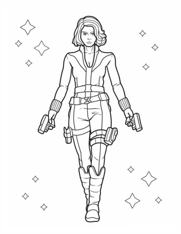 Marvel Avengers Coloring Pages For Kids - Free PDF Printables