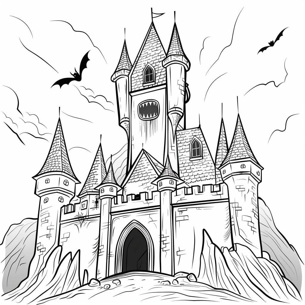 34 Castle Coloring Pages (Free Printables) - SSColoring