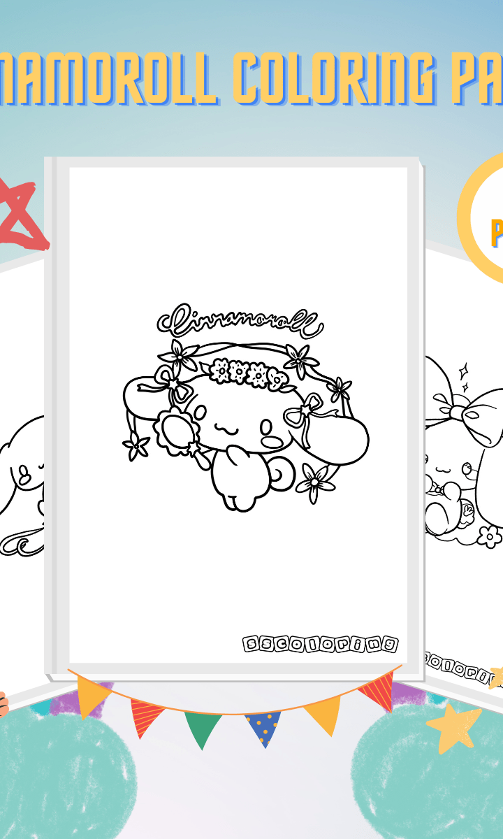 Cinnamoroll Dibujos para colorear