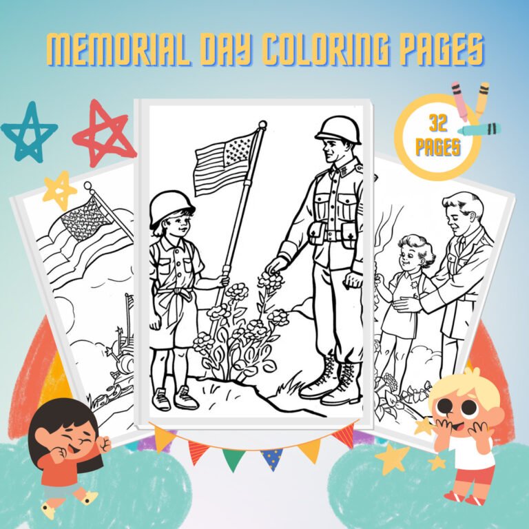 33 Memorial Day Coloring Pages For Kids - Free PDF Printables
