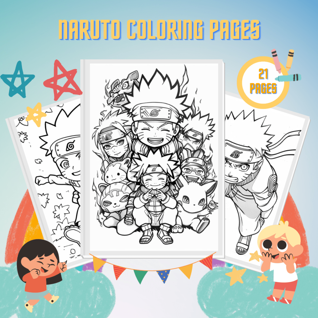22 Free Printable Naruto Coloring Pages: Ninja Fun!