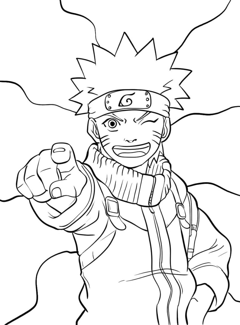 22 Free Printable Naruto Coloring Pages: Ninja Fun!