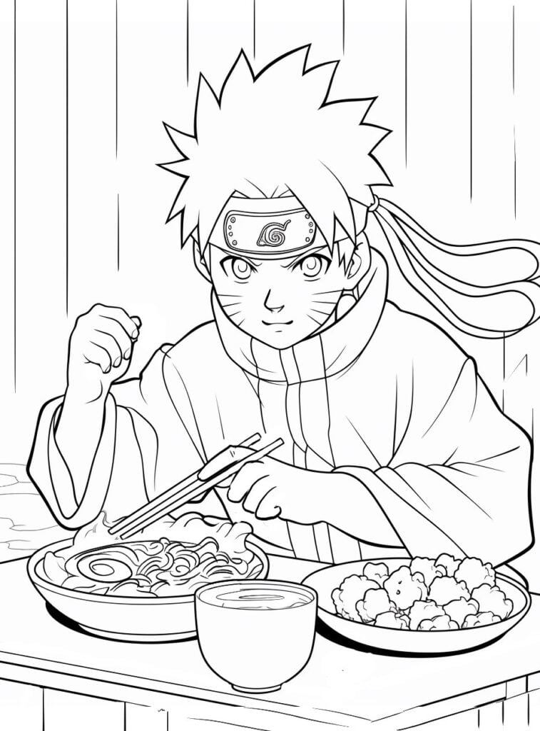 22 Free Printable Naruto Coloring Pages: Ninja Fun!