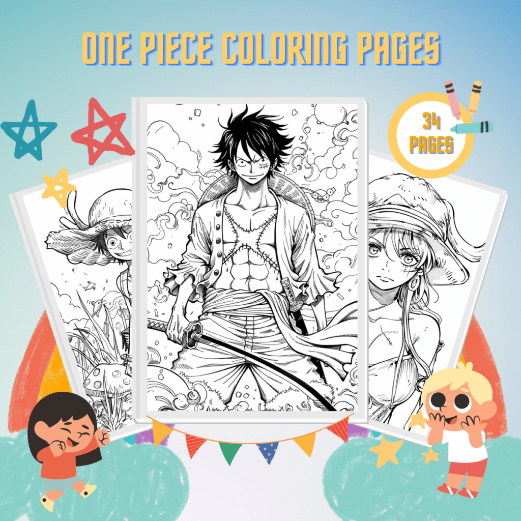 Anime & Manga Coloring Pages - Bring Your Favorite Characters To Life!