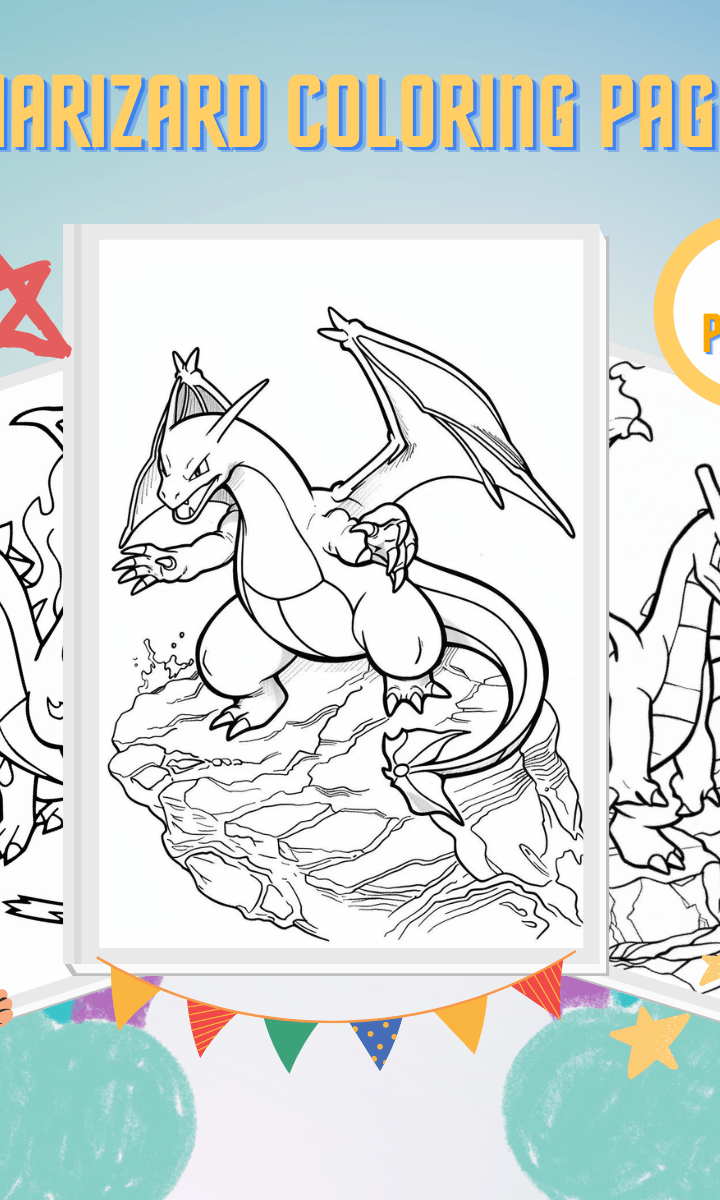 Charizard Coloring Pages