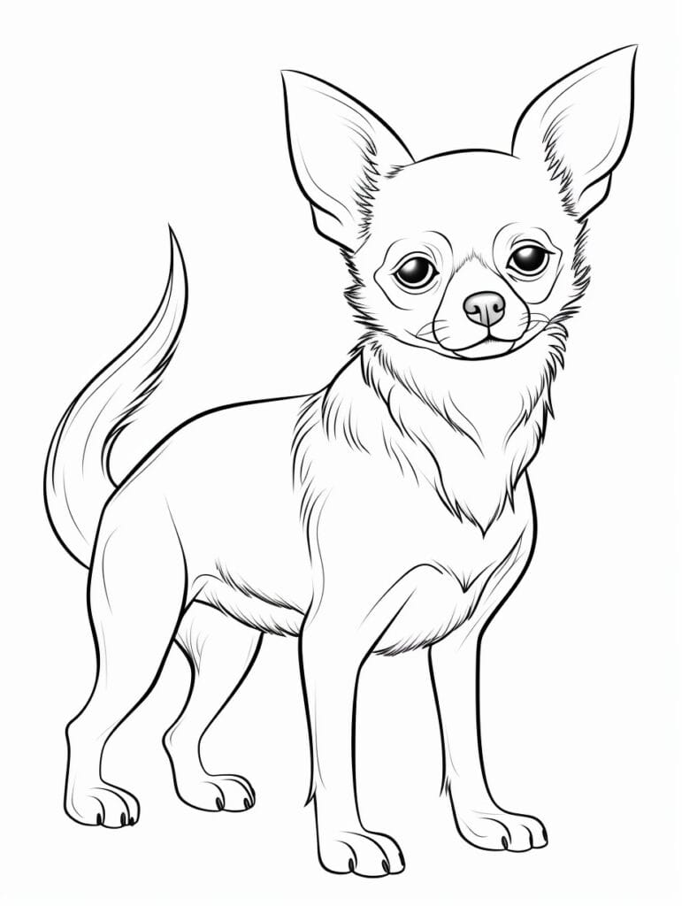 28 Chihuahua Coloring Pages For Kids | Free & Printable