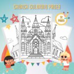 33 Church Coloring Pages For Kids - Free PDF Printables