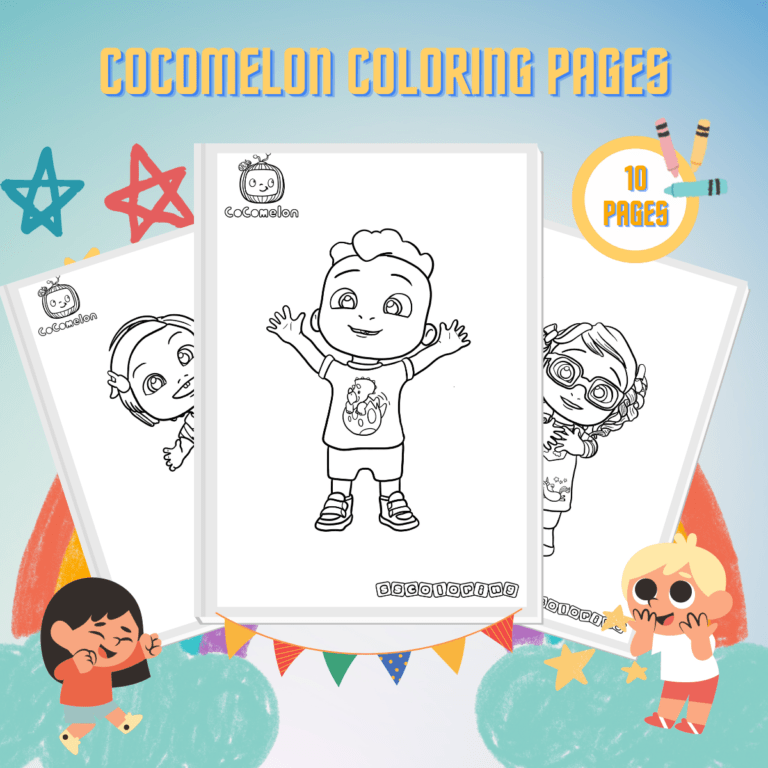11 CoComelon Coloring Pages For Kids - Free PDF Printables