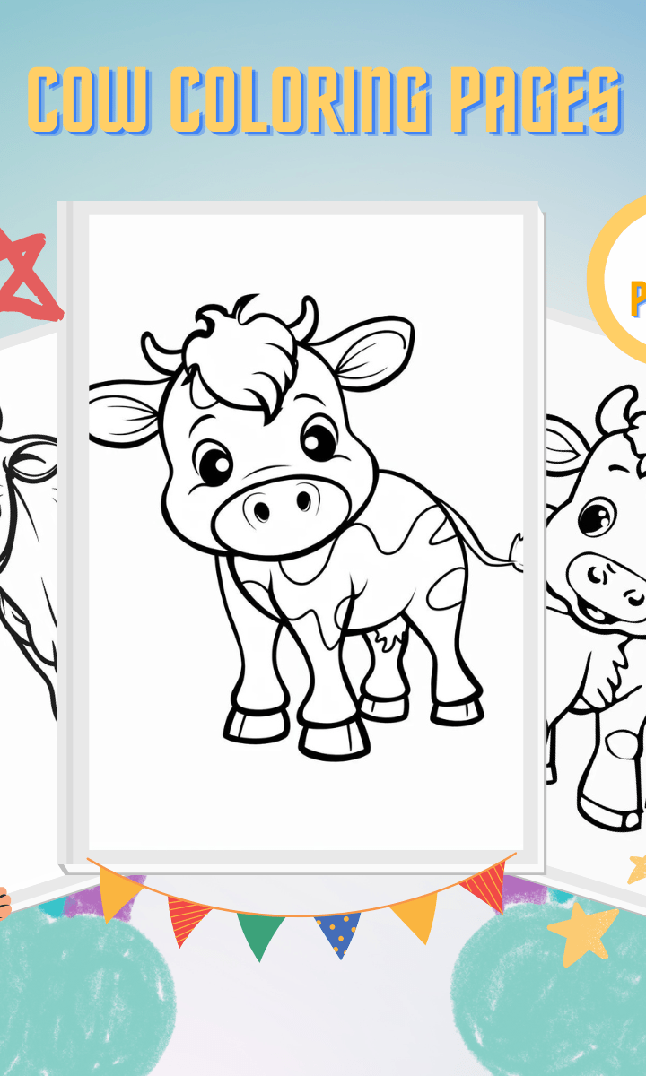 Cow Coloring Pages
