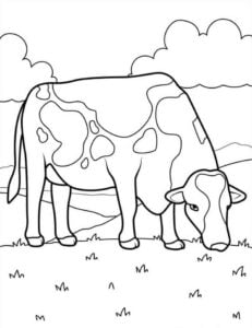 48 Desenhos para colorir de animais de fazenda | PDF para impressão grátis