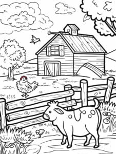 48 Farm Animal Coloring Pages | Free PDF Printables