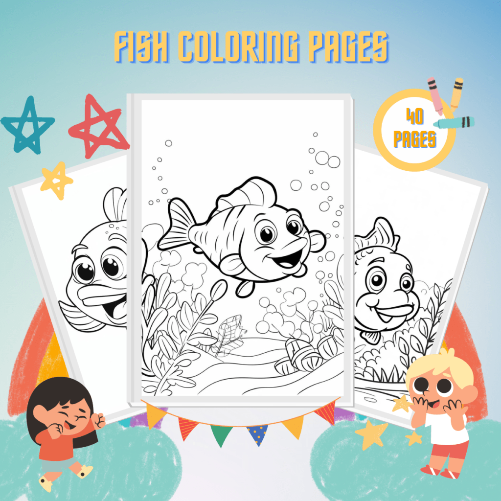 41 Fin-tastic Fish Coloring Pages For Kids - SSColoring