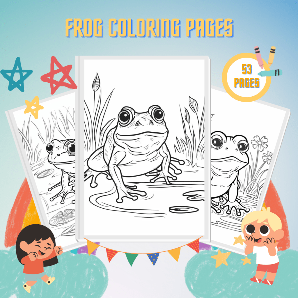 54 Fun & Free Frog Coloring Pages For Kids - SSColoring
