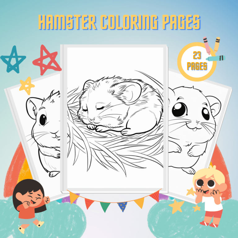 24 Adorable Hamster Coloring Pages: Free & Printable