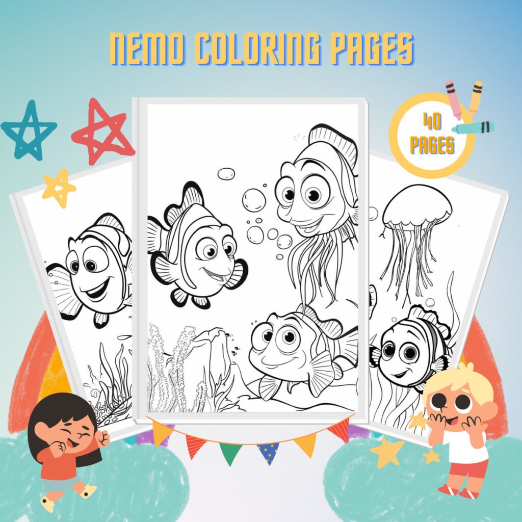 41 Coloriage Nemo pour enfants - PDF imprimables gratuits