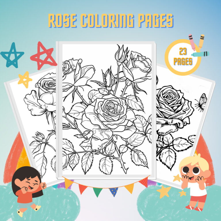 33 Rose Coloring Pages For Kids - Free Printables | SSColoring