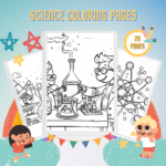 33 Science Coloring Pages For Kids - Free PDF Printables