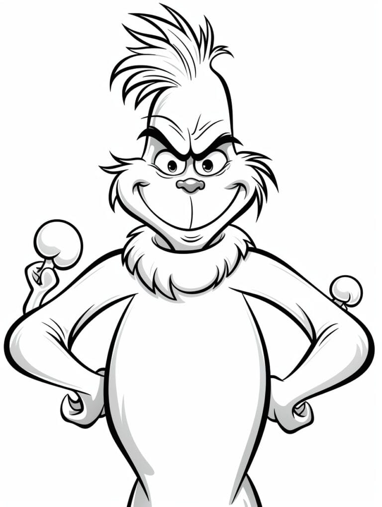 66 Grinch de colorat | Gratuit și imprimabil - SSColoring