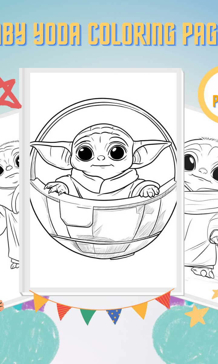 Baby Yoda Coloring Pages