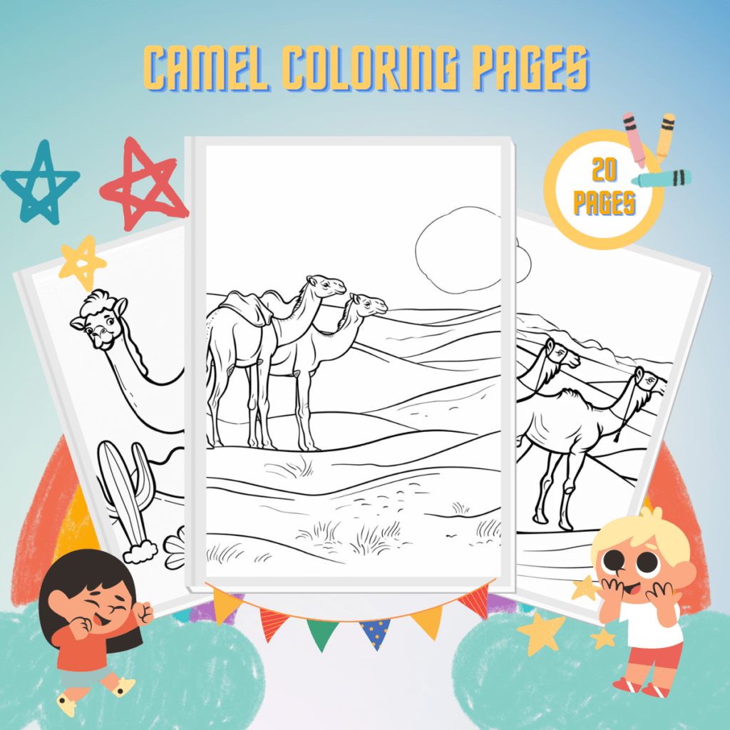 21 Camel Coloring Pages: Desert Fun For Kids | Free Download