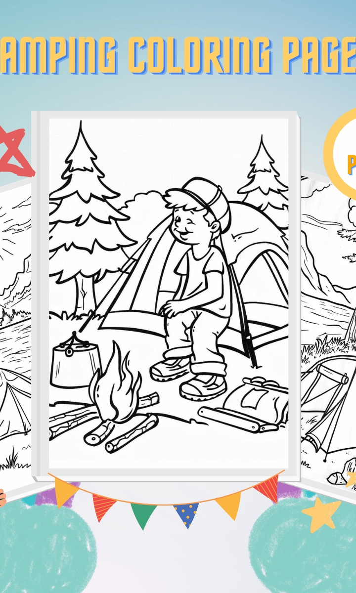 Camping Coloring Pages