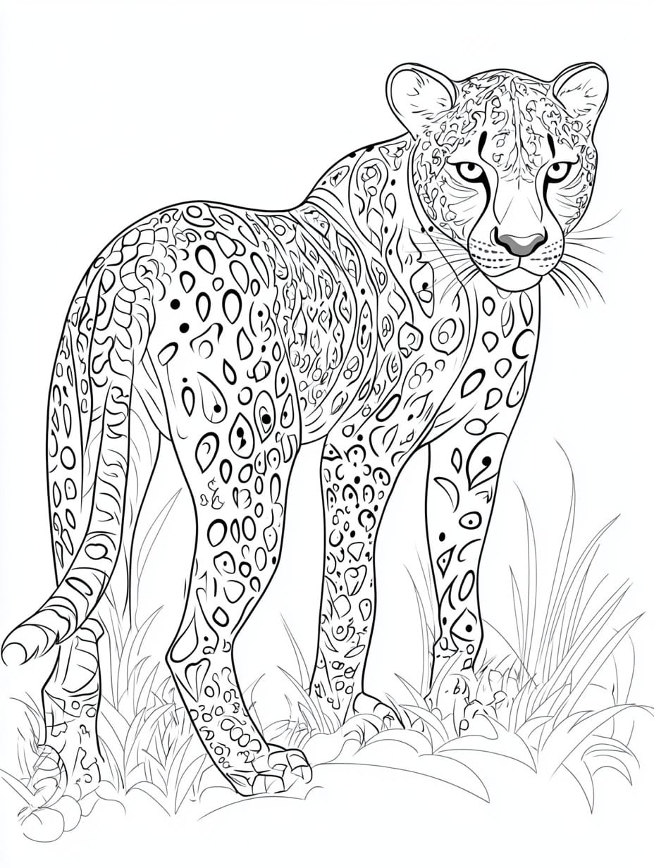 21 Cheetah Coloring Pages For Kids Free PDF Printables 21 Cheetah Coloring Pages For Kids Free PDF Printables