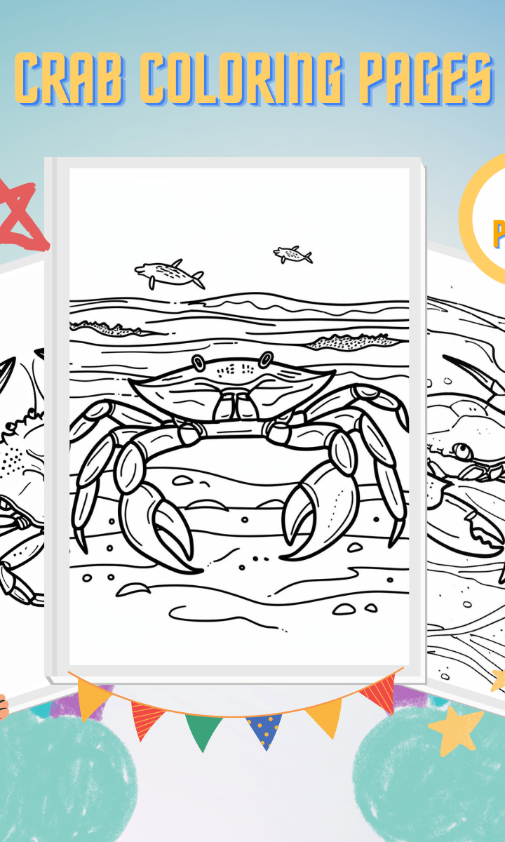 Crab Coloring Pages