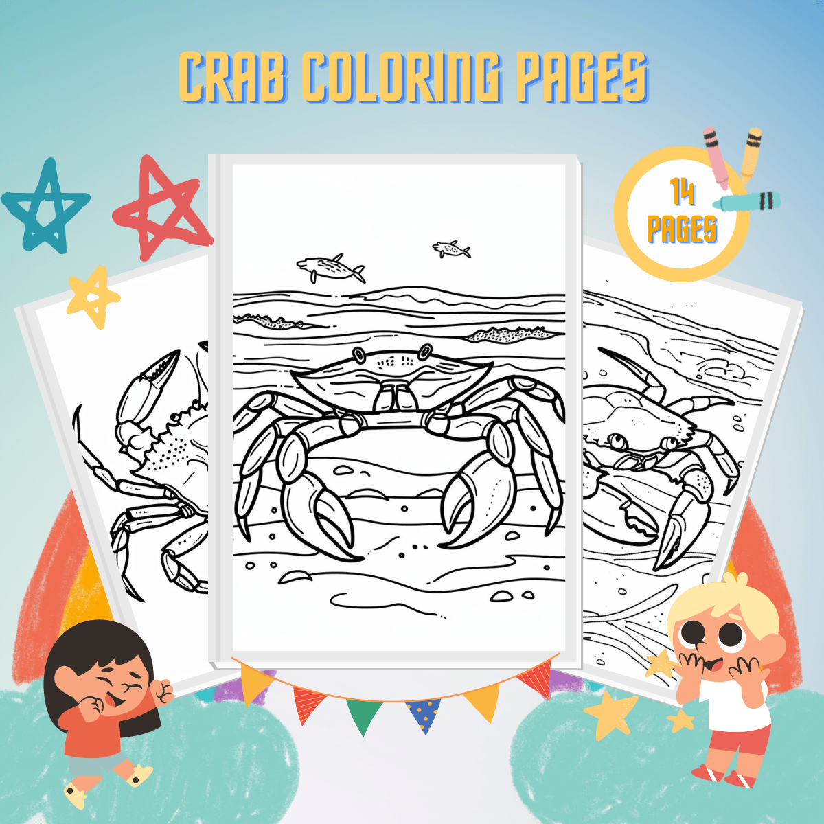 Dibujos Para Colorear De Cangrejos Dibujo Para Colorear Cangrejo Río