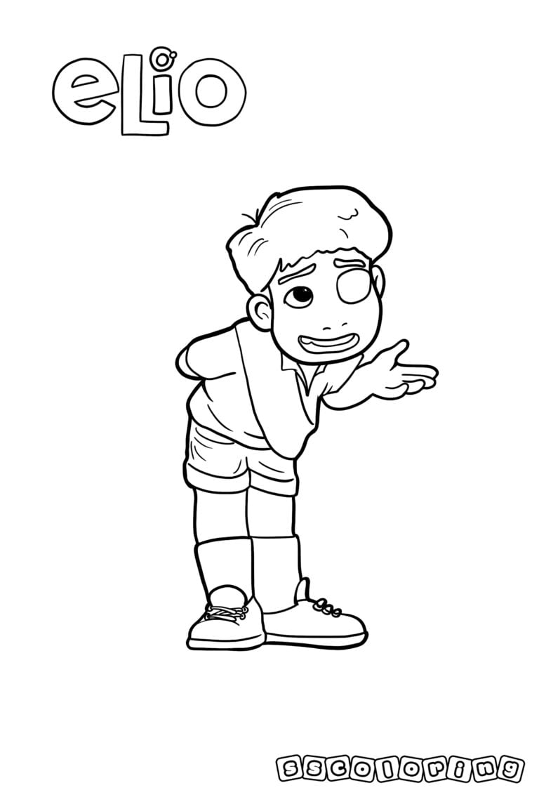 22 Dibujos de Elio Para Colorear: ¡Embárcate en una aventura espacial!