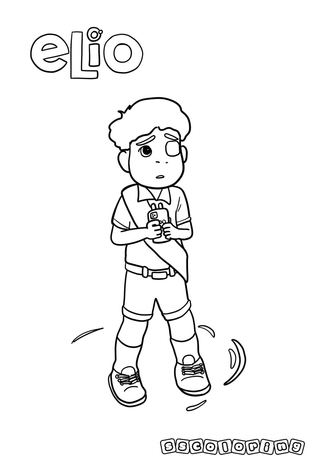 22 Elio Coloring Pages: Blast Off On A Space Adventure!