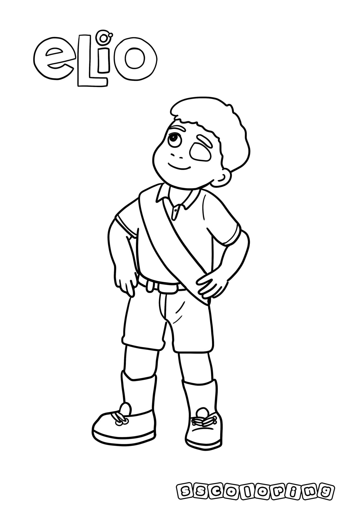 22 Elio Coloring Pages: Blast Off On A Space Adventure!