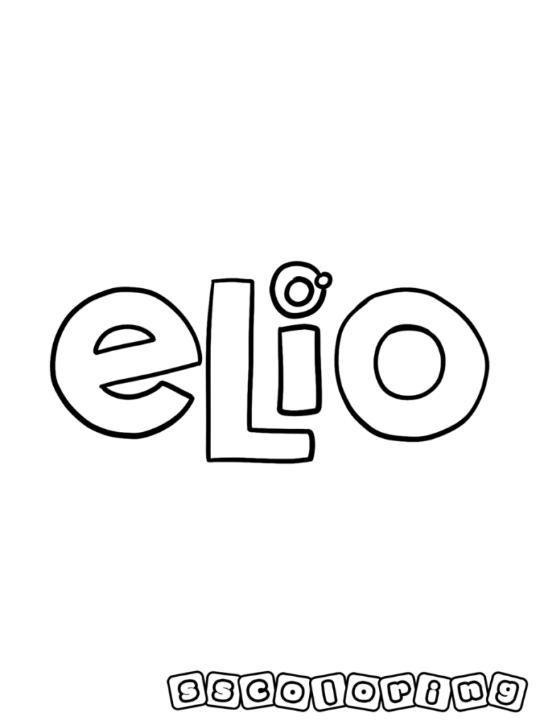 22 Elio Coloring Pages: Blast Off On A Space Adventure!