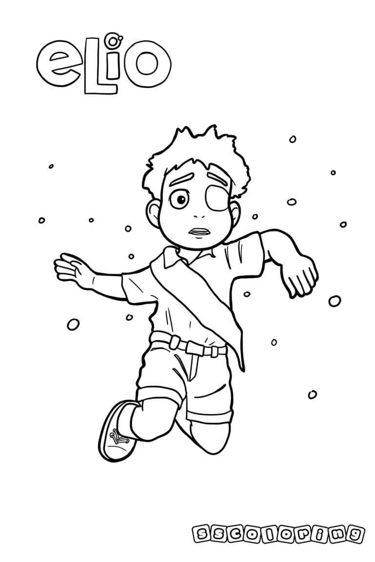 22 Elio Coloring Pages: Blast Off On A Space Adventure!