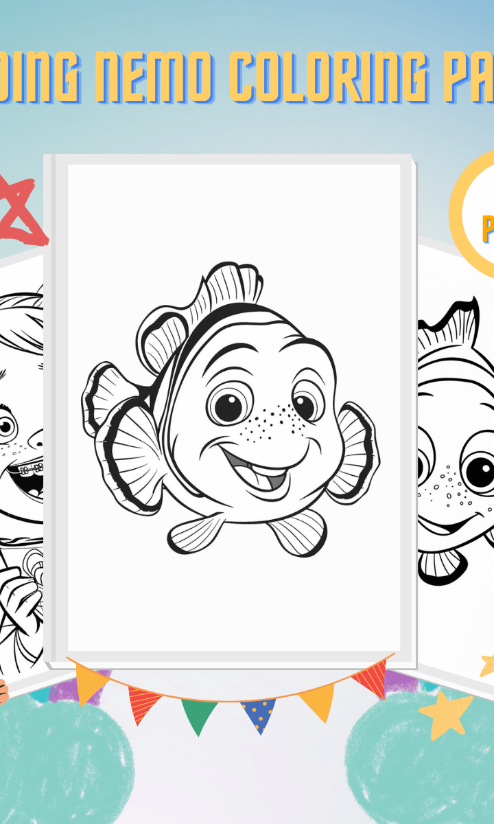 Finding Nemo Dory Smile Coloring Pages For Kids Ddo Printable