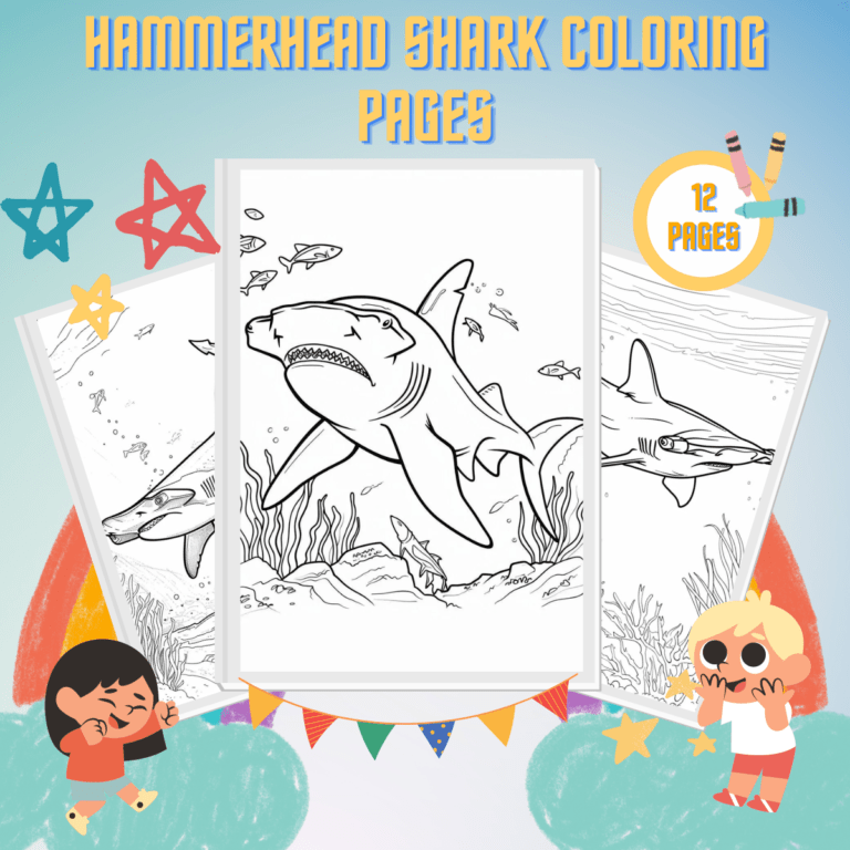 13 Hammerhead Shark Coloring Pages: Dive Into Creativity