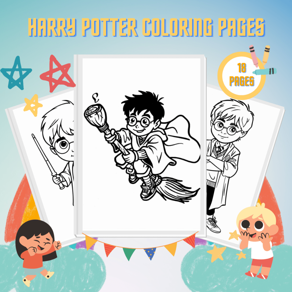 19 Desenhos de Harry Potter Para Colorir | Baixar e imprimir PDF