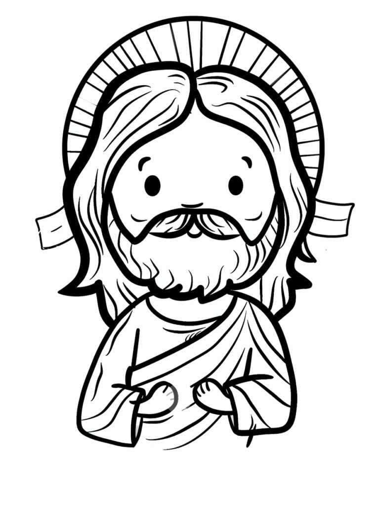 29 Jesus Coloring Pages: Divine Doodles For Kids