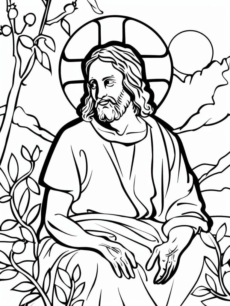 29 Desenhos de Jesus para colorir: rabiscos divinos para crianças