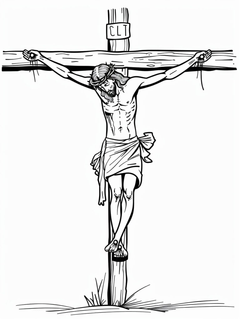 29 Desenhos de Jesus para colorir: rabiscos divinos para crianças