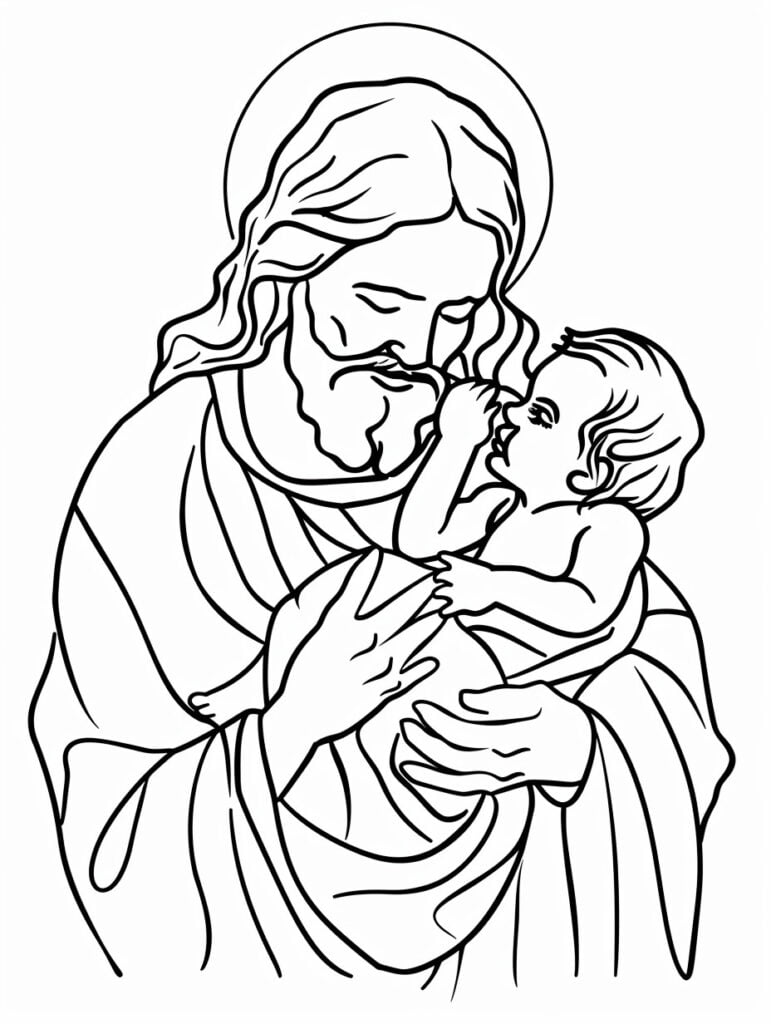 29 Jesus Coloring Pages: Divine Doodles For Kids
