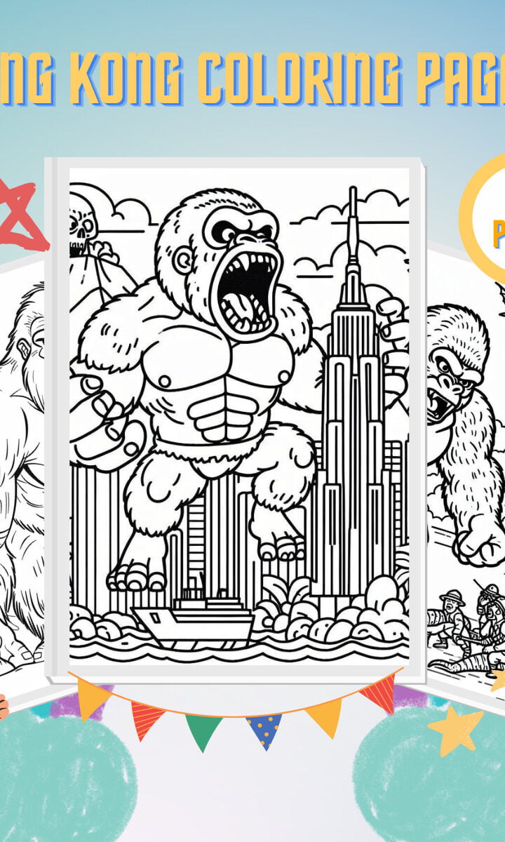 King Kong Coloring Pages