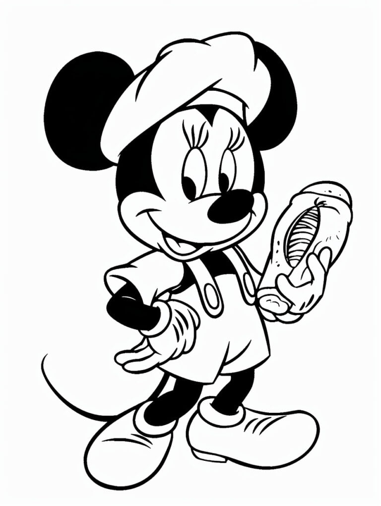 32 Coloriage Minnie : imprimez et coloriez en ligne