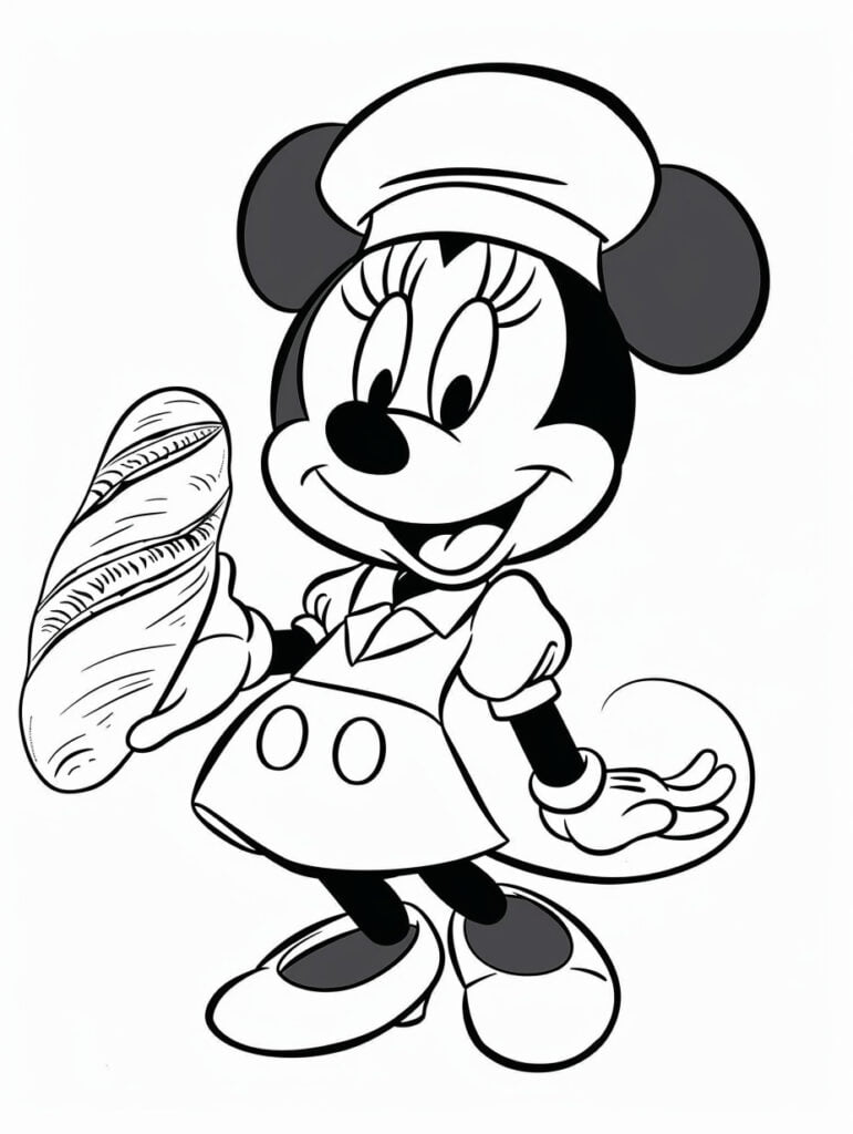 32 Dibujos de Minnie Para Colorear: imprime y colorea en línea
