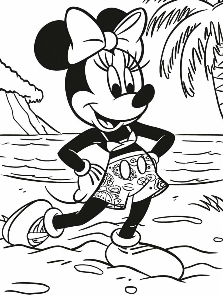 32 FREE Minnie Mouse Coloring Pages: Print & Color Online
