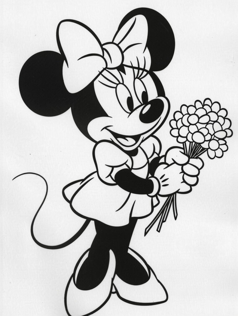 32 FREE Minnie Mouse Coloring Pages: Print & Color Online