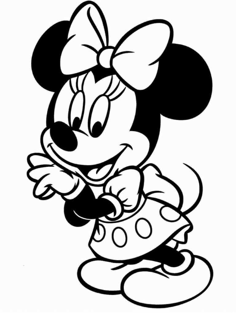 32 FREE Minnie Mouse Coloring Pages: Print & Color Online