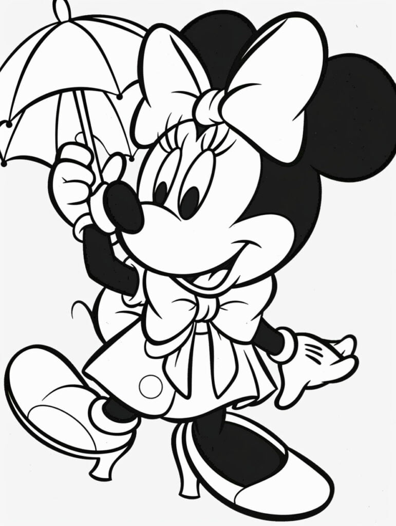 32 FREE Minnie Mouse Coloring Pages: Print & Color Online