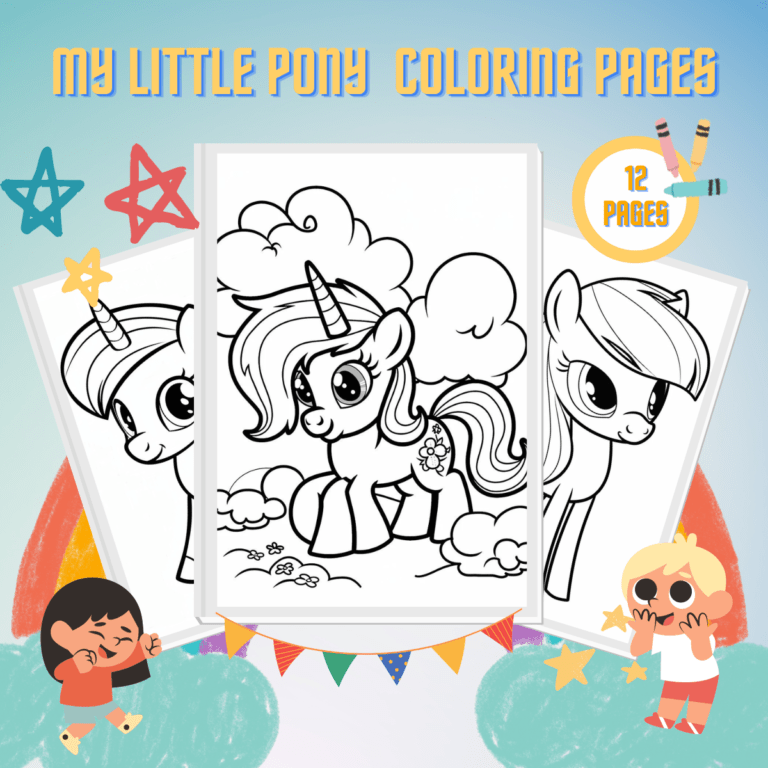 13 My Little Pony Desenhos para colorir | PDFs imprimíveis grátis