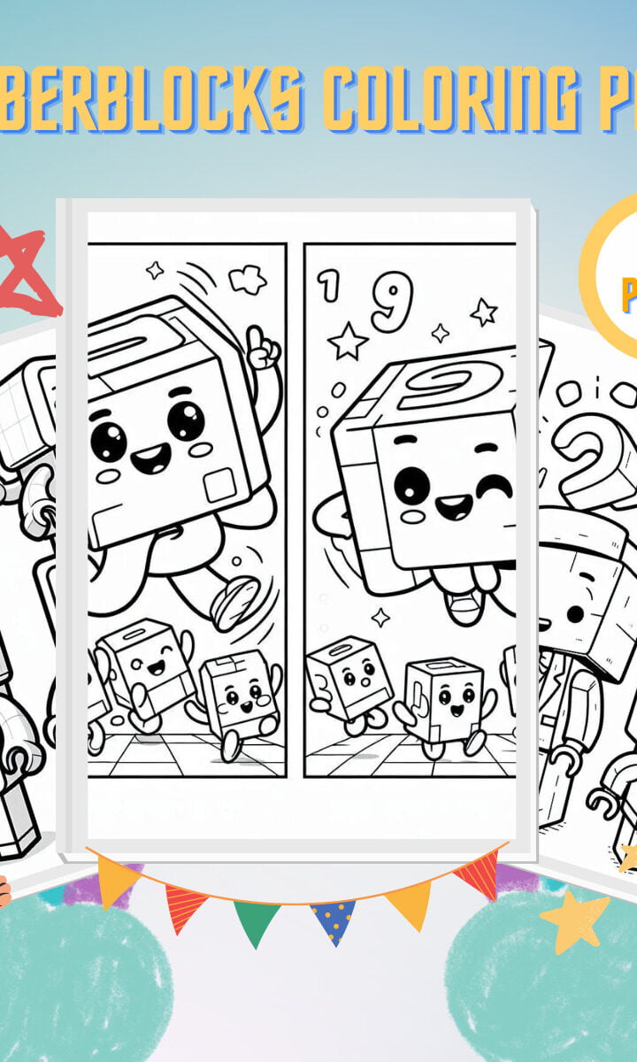 Numberblocks Coloring Pages